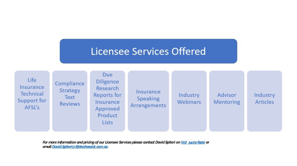 Adviser & Licensee Support Services - Life Tech Assist